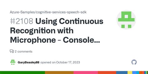Using Continuous Recognition With Microphone Console App Vs Winforms · Issue 2108 · Azure