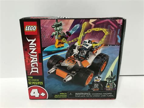 Lego 71706 Ninjago Cole’s Speeder Car Ninja Car Building Kit 52 Pieces ...