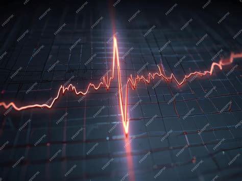 Premium Photo Ecg Graph Illustration