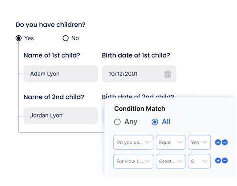 conditional logic fluent forms