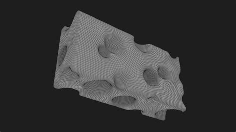 3d Model Stylized Cheese Cube 2 Turbosquid 2339267