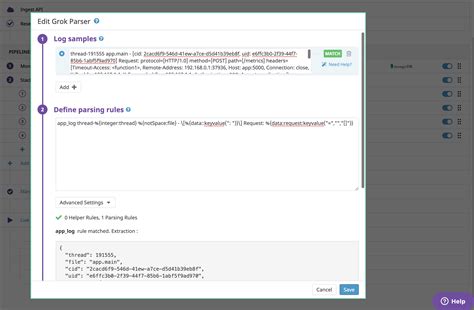 Logging Datadog Grok Parsing Extracting Fields From Nested Json