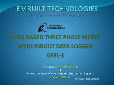 gprs based meter and data logger ppt