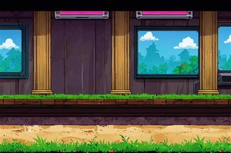 Video Game Background Design Premium Ai Generated Image