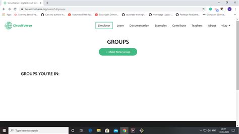 groups not shown · issue 1163 · circuitverse circuitverse · github