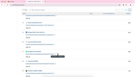 How To Add Token To Metamask Flow Developer Portal