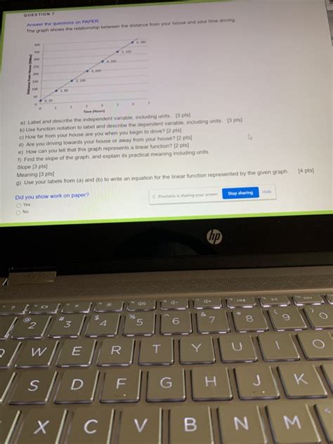 Solved QUESTION Answer The Questions On PAPER The Graph Chegg