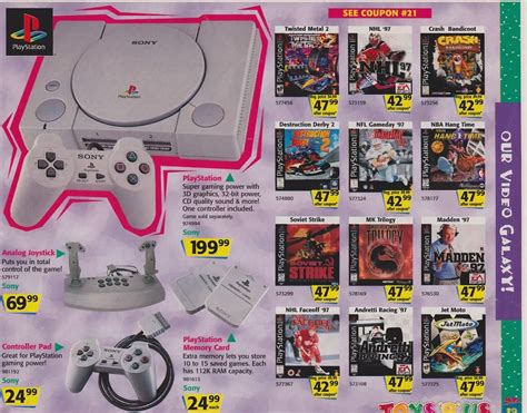 Toys R Us Playstation Ad Christmas 1996 Rpsx