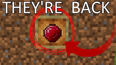 Rubys Are Added Back Into Minecraft Newest Snapshot Youtube