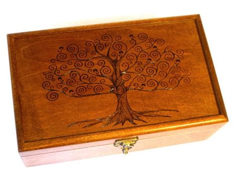 Tree Of Life Jewelry Box Or Valet Box Solid Maple Wooden Box Etsy Keepsake Boxes Tree Of