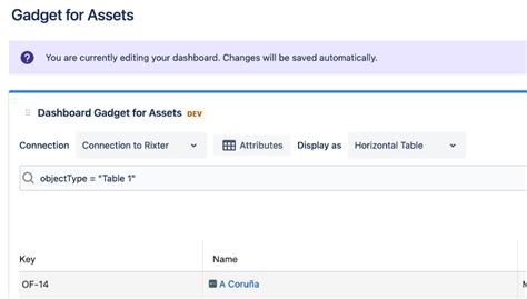 Dashboard Gadget For Assets Former Insight Atlassian Marketplace