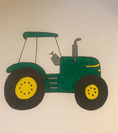 Mash Farm How To Draw A Tractor