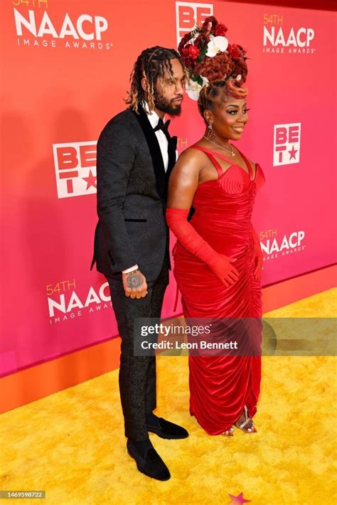 Derrick Hayes And Pinky Cole Attend The 54th Naacp Image Awards At