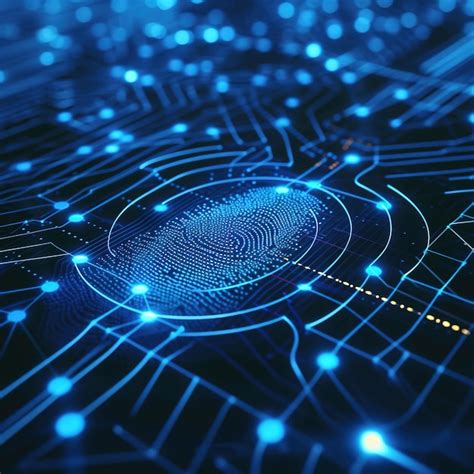 Premium Photo Authentication Login Or Cybersecurity Fingerprint And