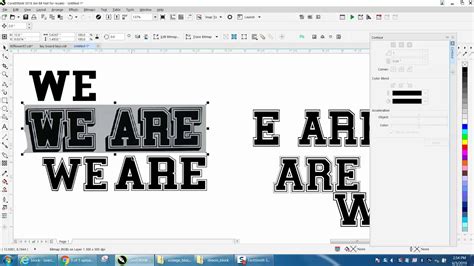 Corel Draw Tips Tricks FONTS More Info Part YouTube
