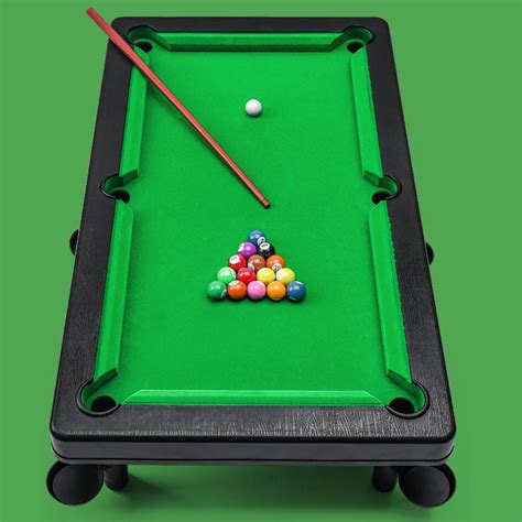 Upouart 1 Set Small Pool Table For Camping Out 44x24cm Plastic Felt
