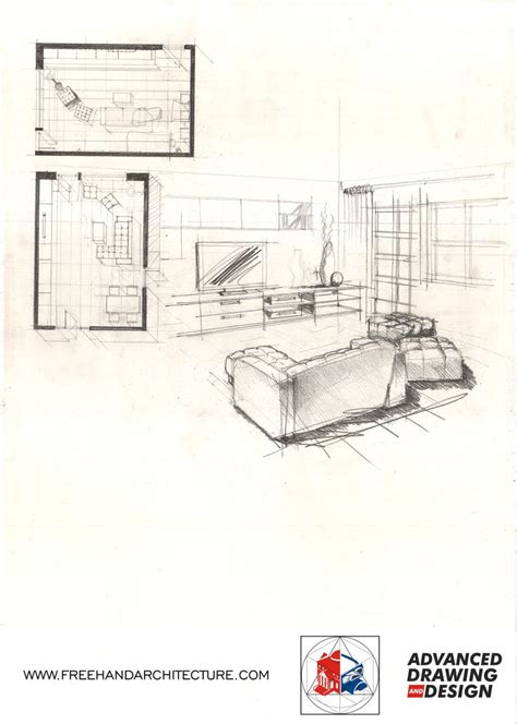 Pin By Freehand Architecture On Two Point Perspective Architecture Drawing Drawings Architecture