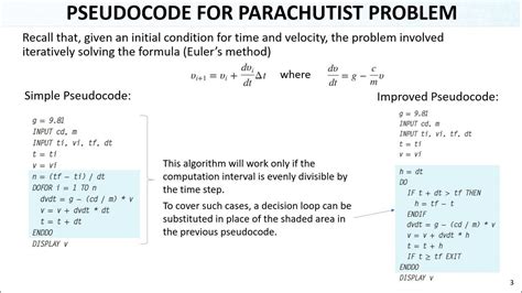 Numerical Methods Lec03 Ch02 Programming3 Writing A Pseudocode Root