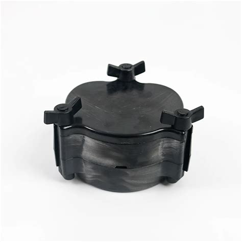 Dental Laboratory Black Polycarbonate Microwave Denture Polimerization Flask Wuhan Jinguang