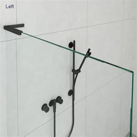 Shower Screen Wall Bracket 90 Degree Black S3i Group