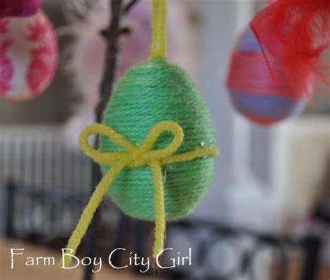 Yarn Easter Eggs