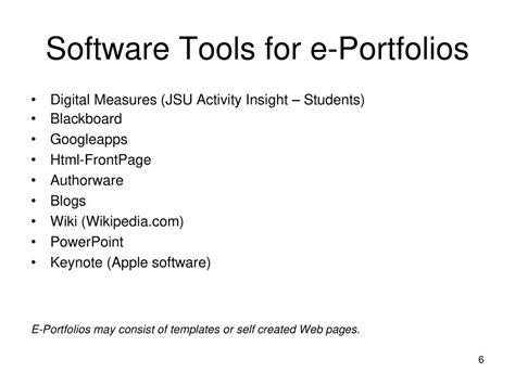 Using The EPortfolio As An Babe Learning Assessment Tool Ppt Download