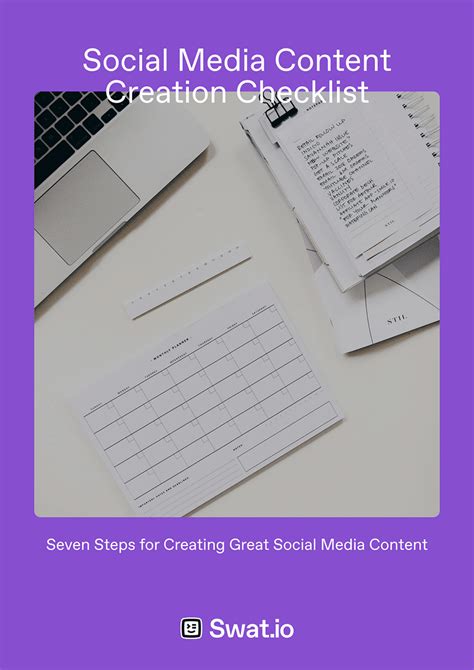Checklist Steps For Smooth Social Media Content Creation