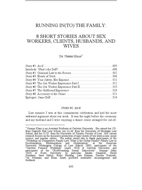 As If Exploring The Narrative Effects Of Différance Between Sex Work And Marital Sex Pdf