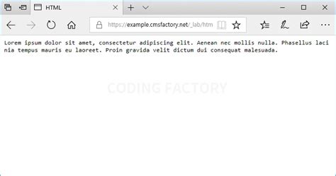 Html Reference Pre Coding Factory