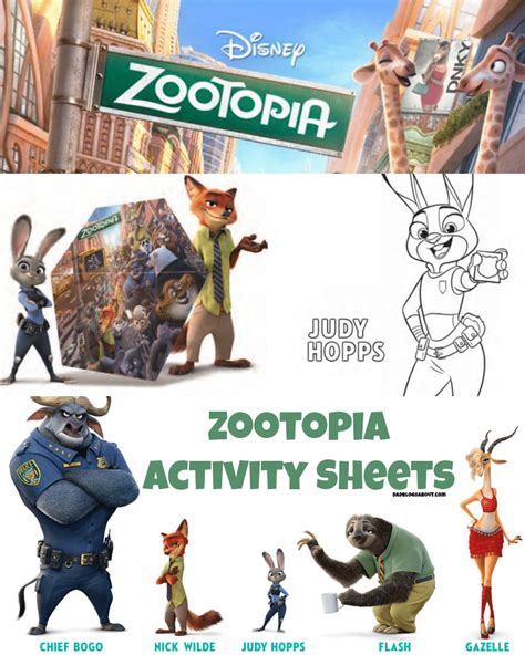 Zootopia Classroom Activities At William Berger Blog