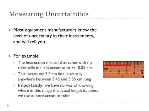PPT Calculating Uncertainties PowerPoint Presentation Free Download ID 2474961