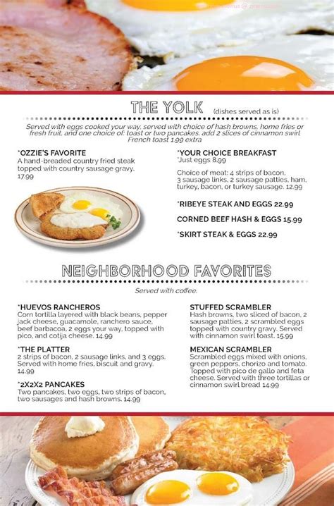 Online Menu Of Ozzies Diner Restaurant Aurora Illinois 60504 Zmenu