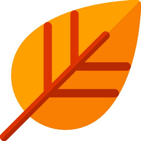 Leaf Basic Rounded Flat Icon