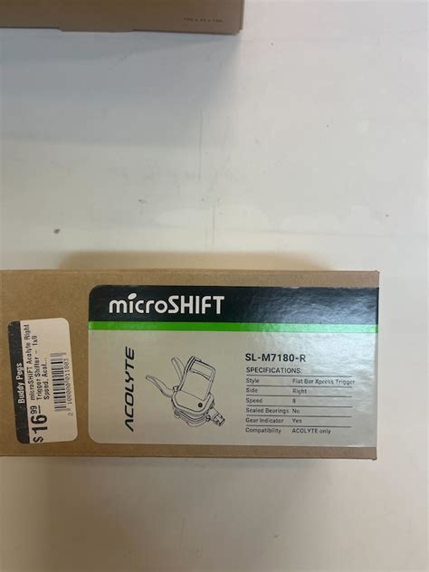 Microshift Acolyte Right Trigger Shifter 1x8 Speed For Sale