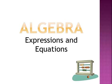 PPT ALGEBRA PowerPoint Presentation Free Download ID 4845833