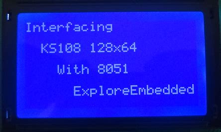 Interfacing Glcd With Tutorials