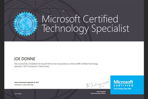 Microsoft Certified Technology Specialist Net Framework 4 Data Access
