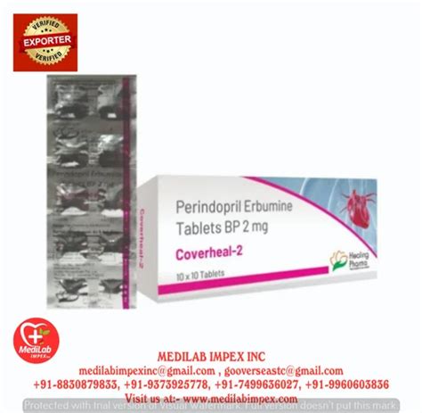 Perindopril Erbumine Tablets 4 Mg At Rs 50stripe In Nagpur Id
