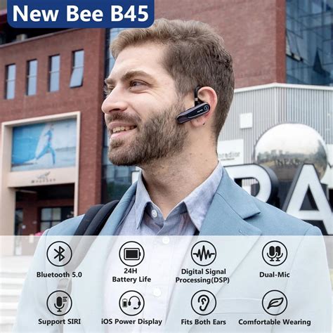 ᐉ Гарнітура Bluetooth New Bee Lc B45c чорний • Краща ціна в Києві Україні • Купити в Епіцентр