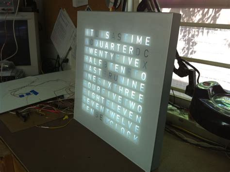 Word Clock Diy Noredbuilder