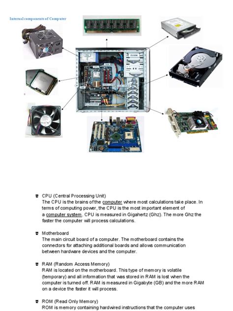 components of computer pdf