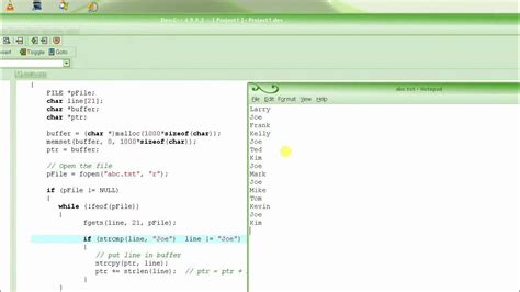 C Programming Tutorial 44 Deleting Data From A File Code Part 3