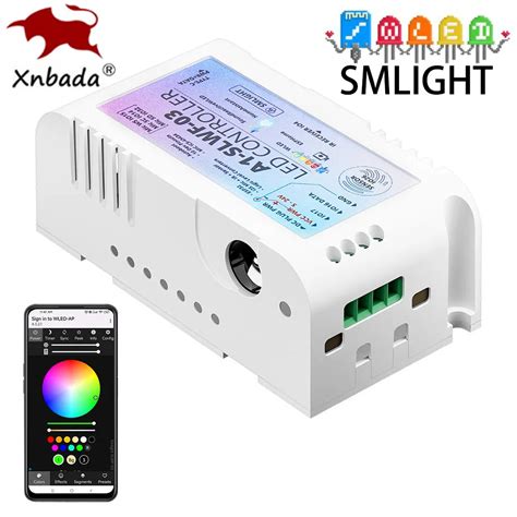 Smlight Wled Esp32 Mic Rgbic Pixels Led Controller Home Assistant Control Ws2812b Ws2811 Ws2813