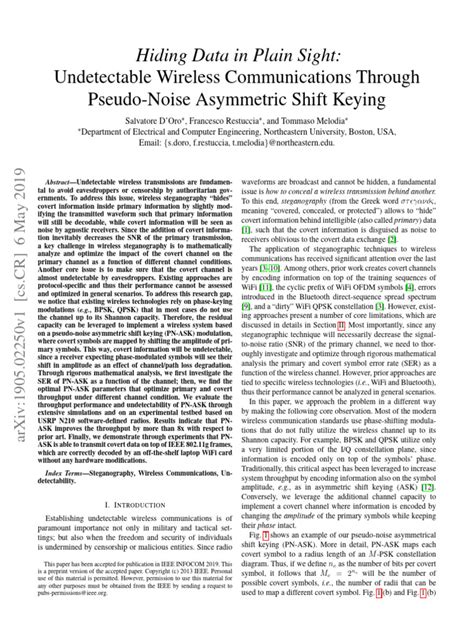 Hiding Data In Plain Sight Pdf