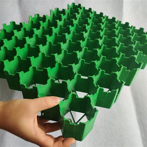 50mm High Plastic Grass Grid For Luxembourg Fire Escape Paver Grid