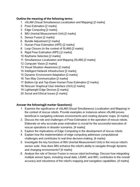 Rescue Robot Qb Pdf Robot Robotics