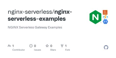 Github Nginx Serverlessnginx Serverless Examples Nginx Serverless Gateway Examples