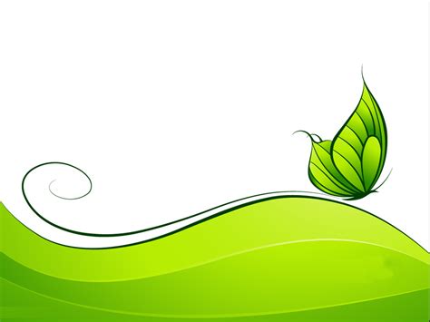 Green Abstract Background For Powerpoint