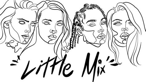 Little Mix Coloring Pages