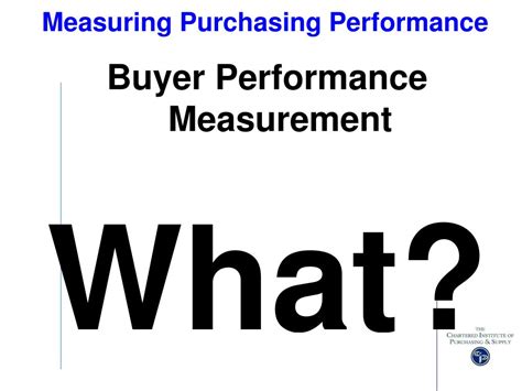 Ppt Welcome To Measuring Purchasing Performance Powerpoint Presentation Id 6589370